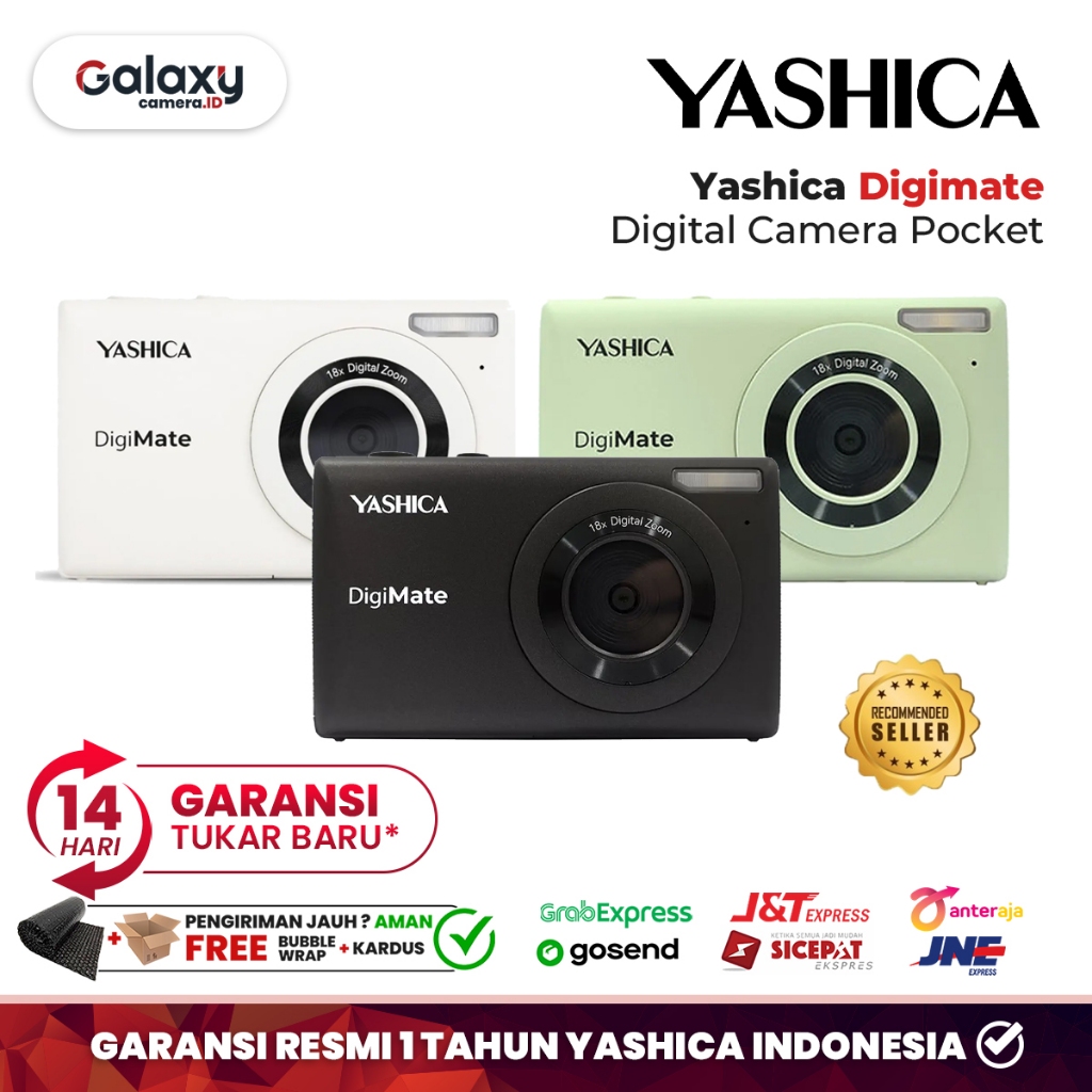 Jual Yashica DigiMate Compact Digital Pocket Camera Yashica Digi Mate Garansi Resmi | Shopee ...