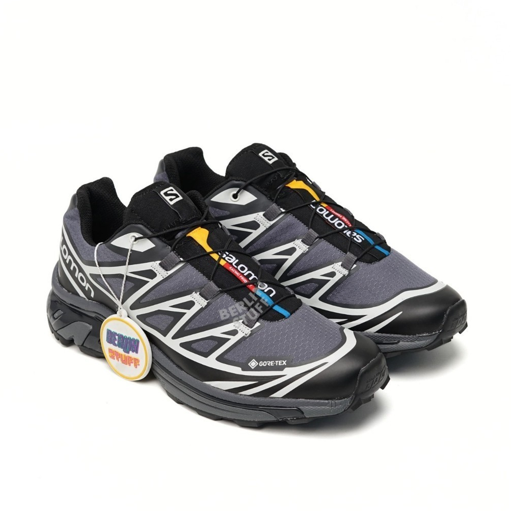 Jual Sepatu Salomon XT-6 GORE-TEX 'Black' 'SKU L41663500 " 100% ...