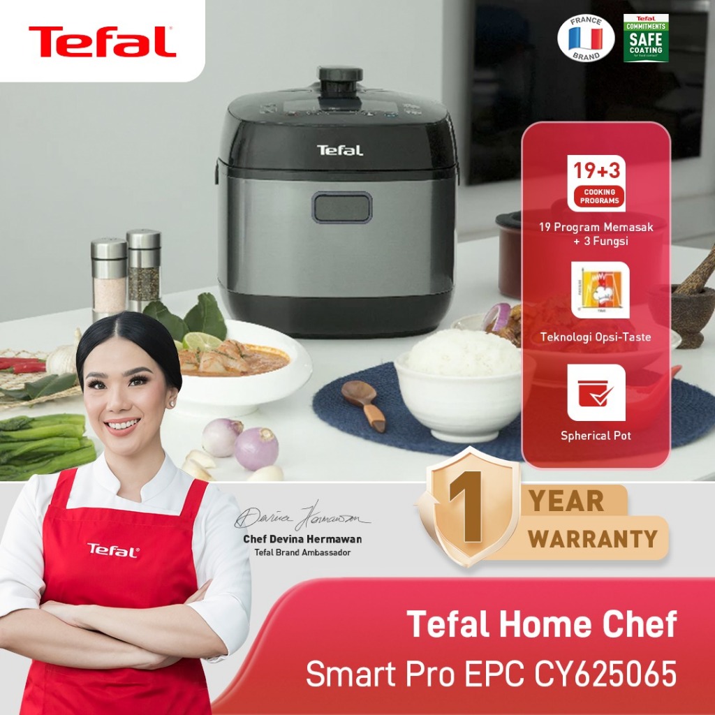 Jual [FREE Wokpan 16cm] Tefal Presto Multicooker Electric 5 Liter / 19 ...