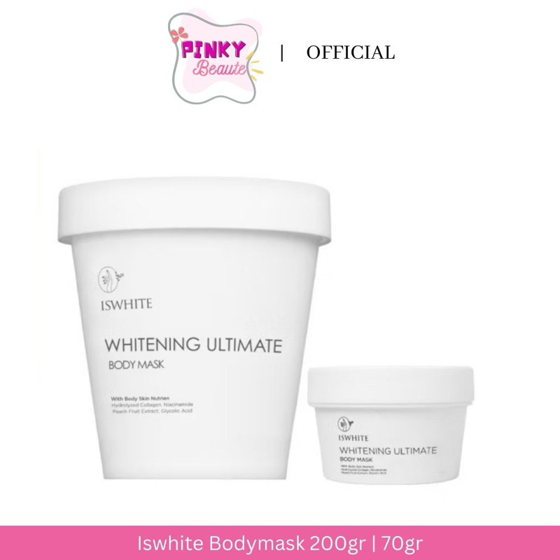 Jual READY ‼️ ISWHITE Whitening Ultimate Body Mask 200gr | ISWHITE ...