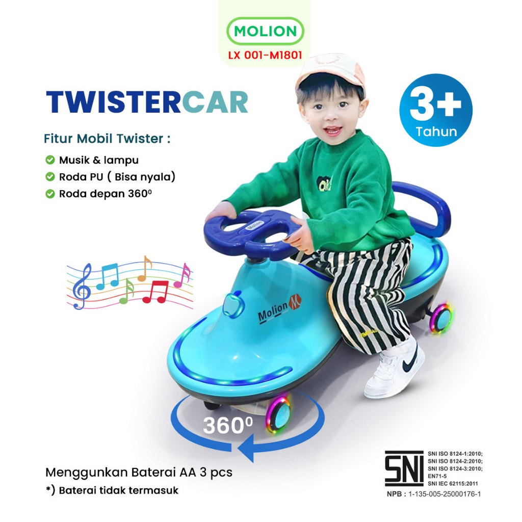 Jual SPEEDS Mobil Dorong Twister Car Swing Car Ride On Mobil Musik ...