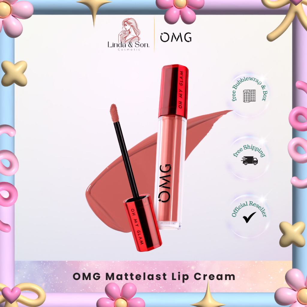 Jual OMG OH MY GLAM Mattelast Lip Cream 2.9 g - Lip Cream Matte Dengan ...