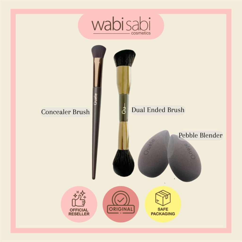 Jual GUELE - Brush Dual Ended Brush | Concealer Brush | Pebble Blender ...