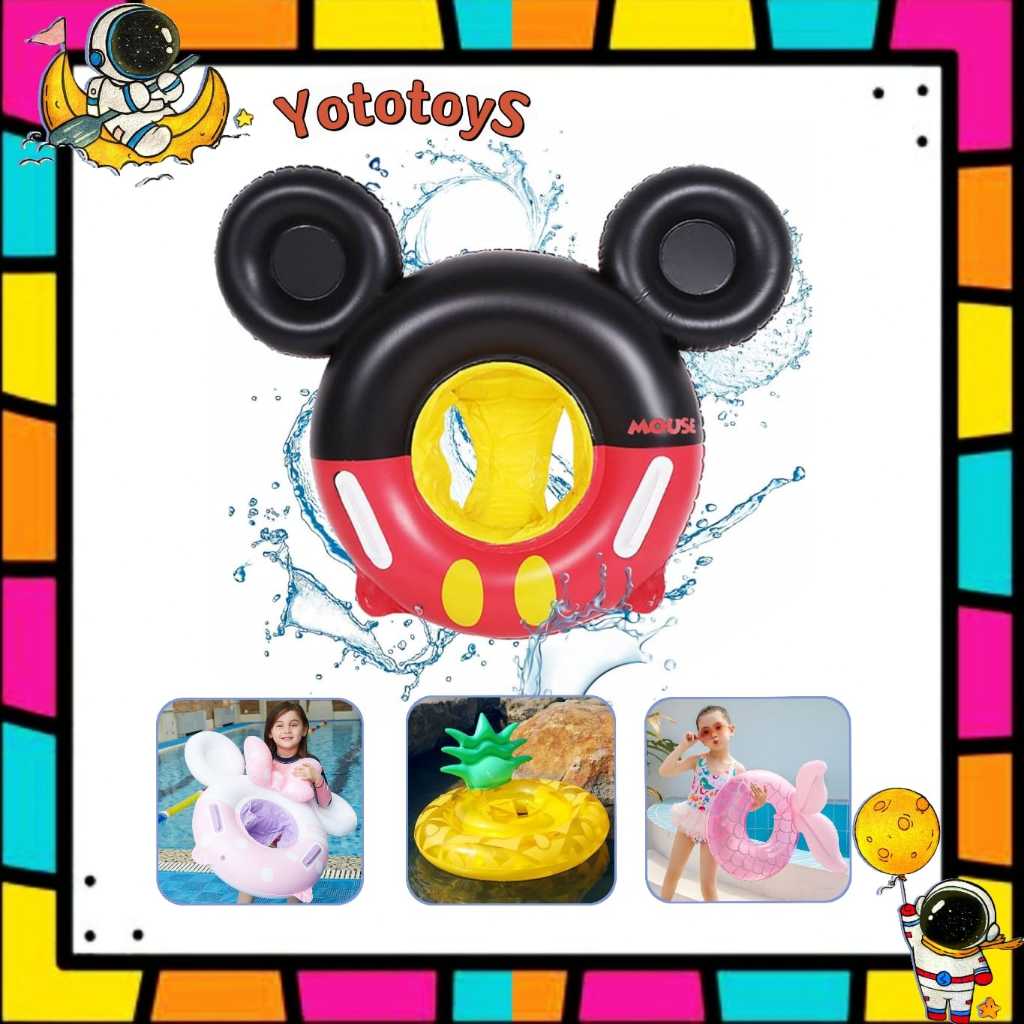 Jual Pelampung Ban Bulat Karakter | Swimming float | Pelampung ban ...