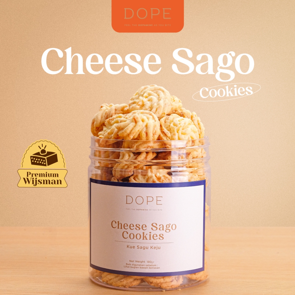 Jual DOPE Sagu Keju / Kue Kering Sagu Wijsman Keju Premium Camilan Kue ...