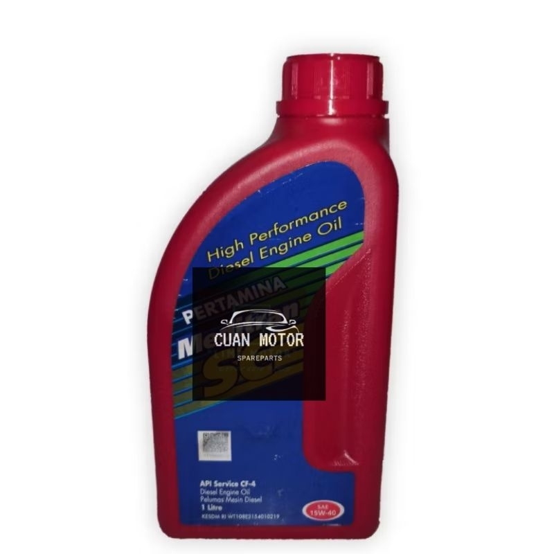 Jual Oli Pertamina Meditran SC SAE 15W - 40 API CF-4 1 Liter Original | Shopee Indonesia