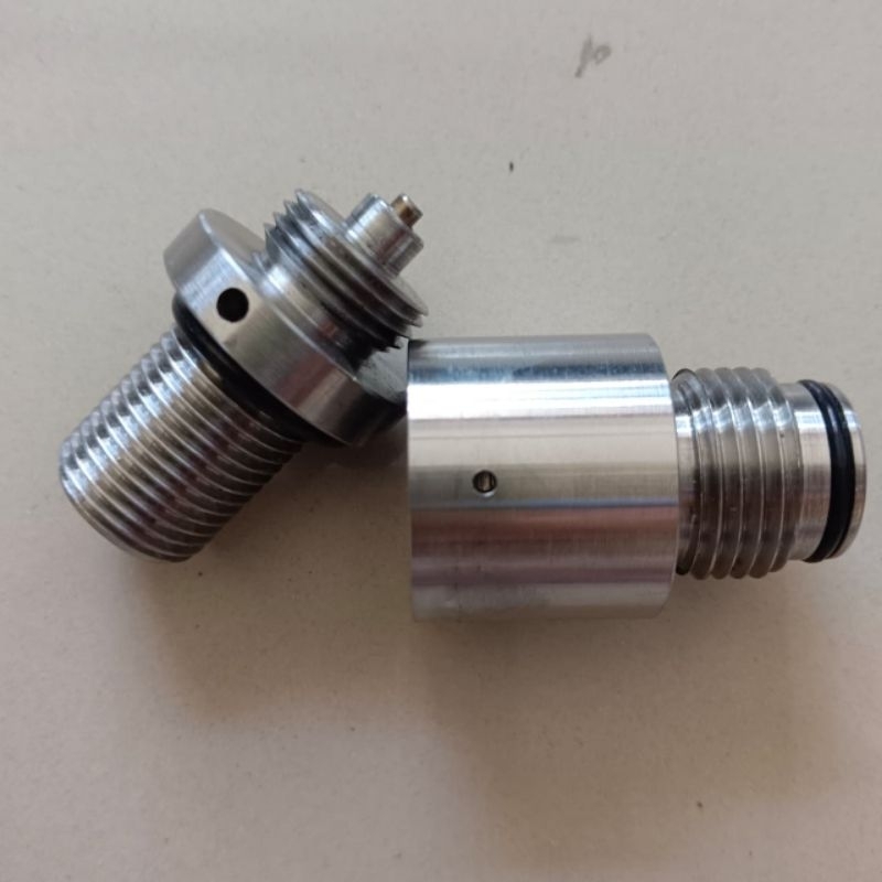 Jual Adapter Lepas Tabung Stenlis ukuran Drat G1/2 dan drat tabung M18 ...