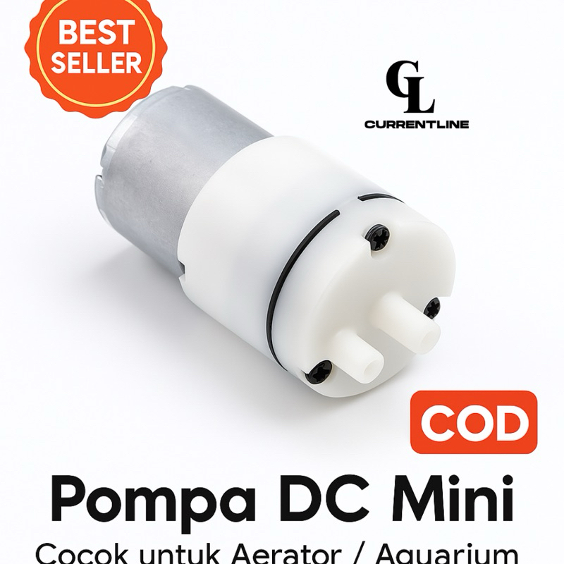 Jual Pompa Dinamo Aerator DC 3-6V untuk Kolam Ikan Mancing DIY Akuarium ...