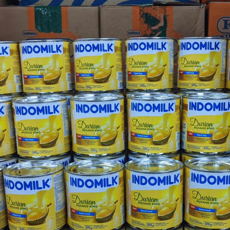 Jual susu indomilk kaleng Rasa durian 370gr | Shopee Indonesia