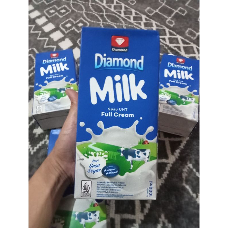 Jual Diamond susu UHT 1L | Shopee Indonesia