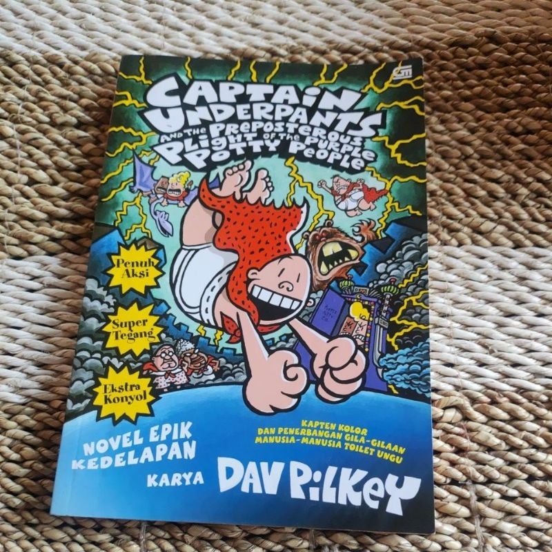 Jual CAPTAIN UNDERPANTS AND THE PREPOSTEROUS PLIGHT OF THE PURPLE POTTY ...