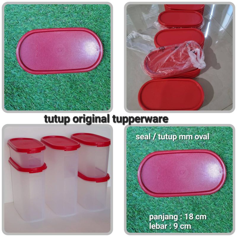 Jual seal mm oval tupperware (tutup mm oval) | Shopee Indonesia