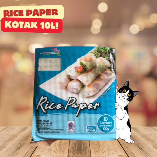 Jual RICE PAPPER BULAT RICE PAPPER KOTAK 10L Kulit Lumpia Vietnam Rice ...