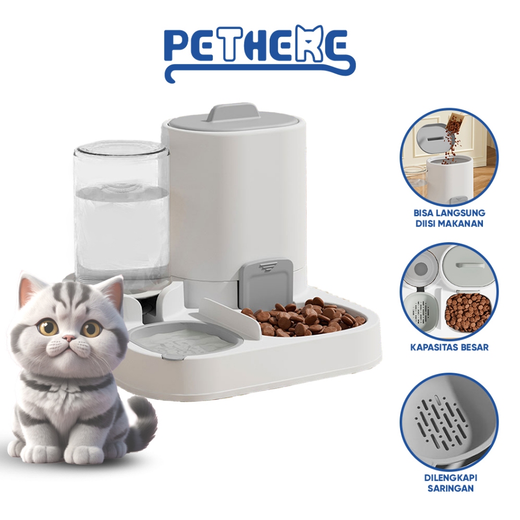 Jual HARGA SPECIAL!! Tempat Makan & Minum Otomatis Kucing Anjing M89 ...