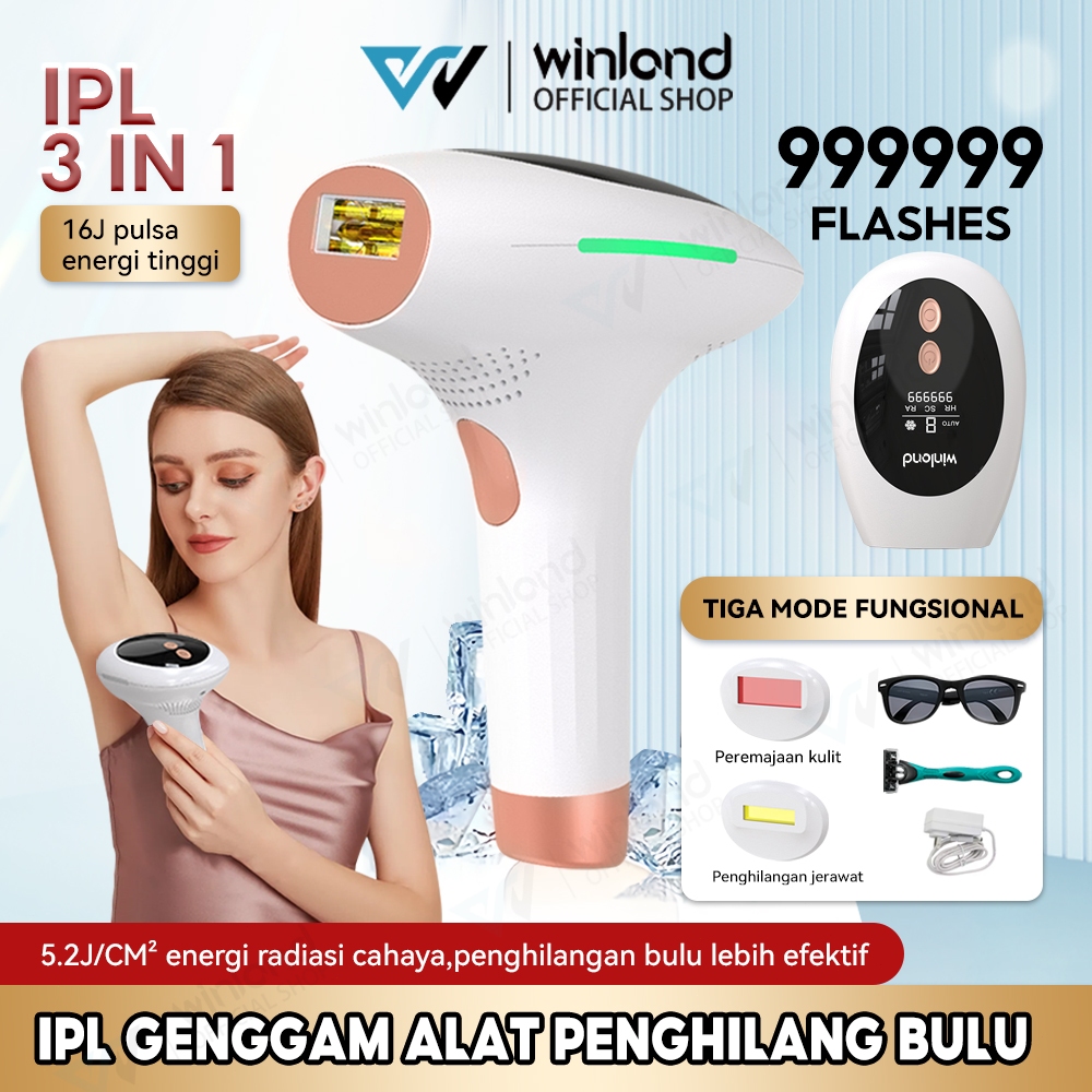 Jual Winland IPL hair removal DINGIN ALAT PENGHILANG BULU Ice cool hair removal PERMANEN 2TAHUN ...