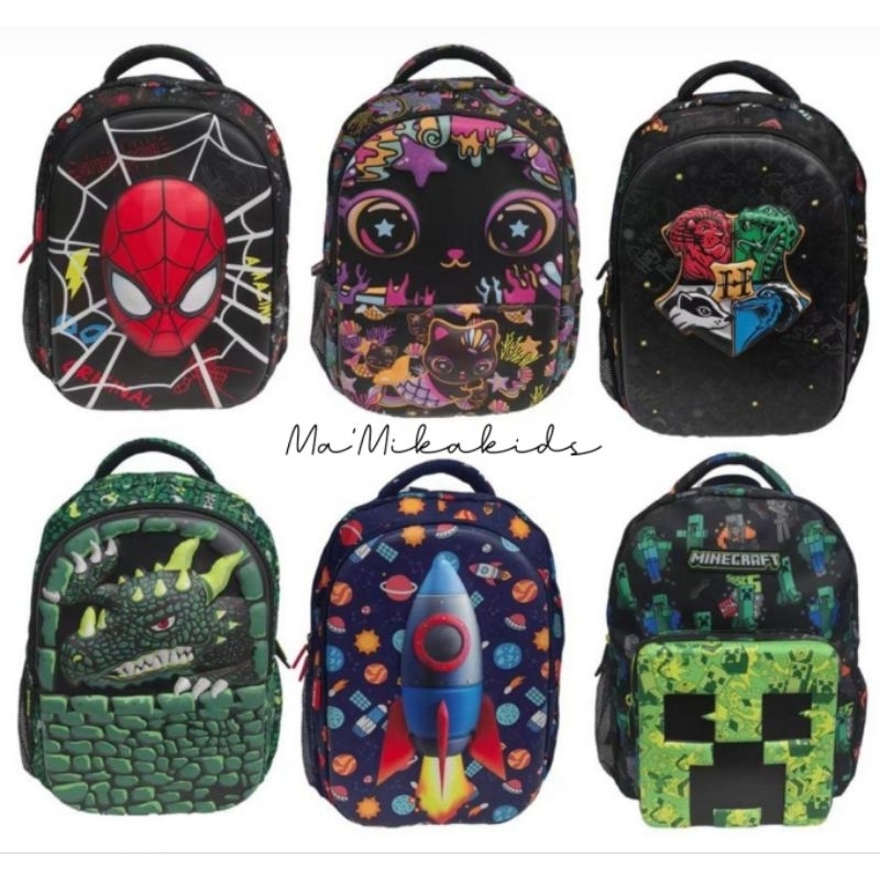 Jual Tas Ransel Sekolah Import Premium TK B - SD 14.5"inch Karakter ...