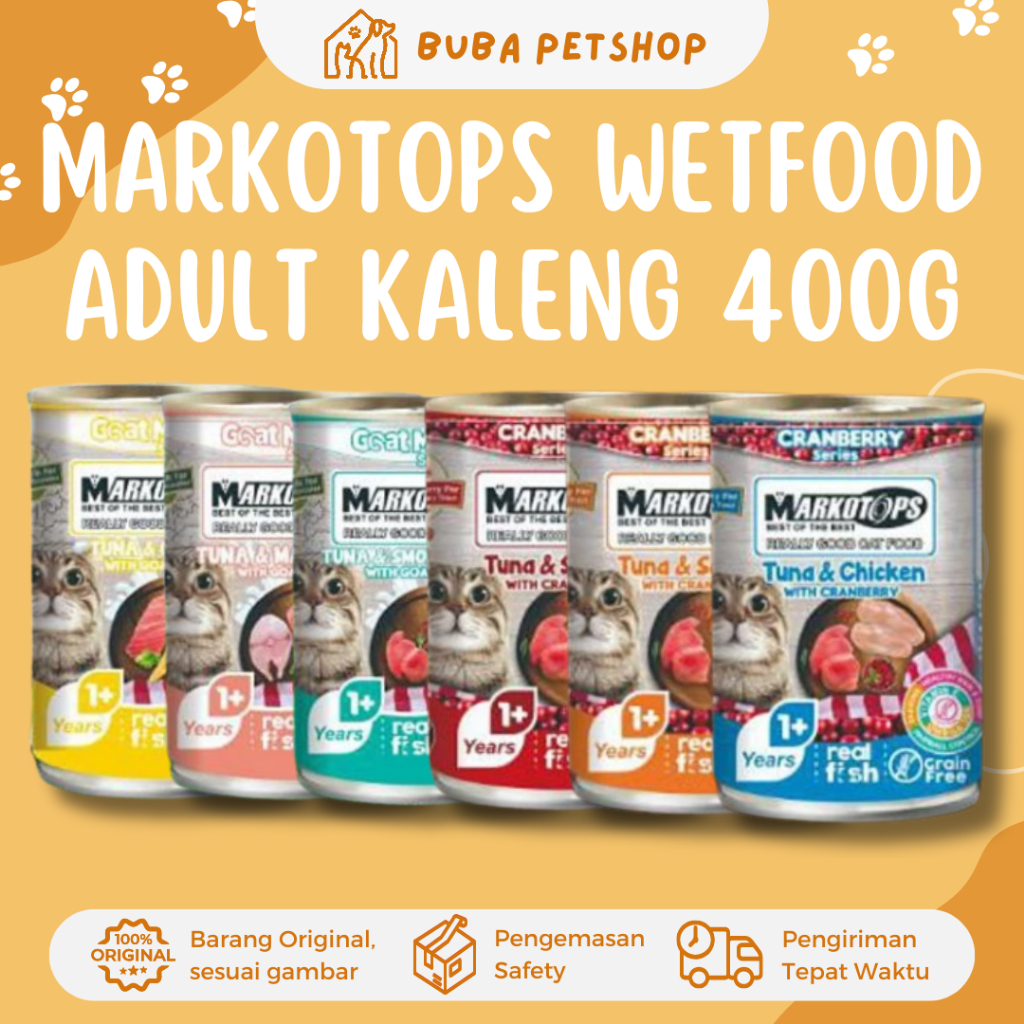 Jual Markotops Wetfood Can Adult | Markotop Wet Food Pakan Makanan ...
