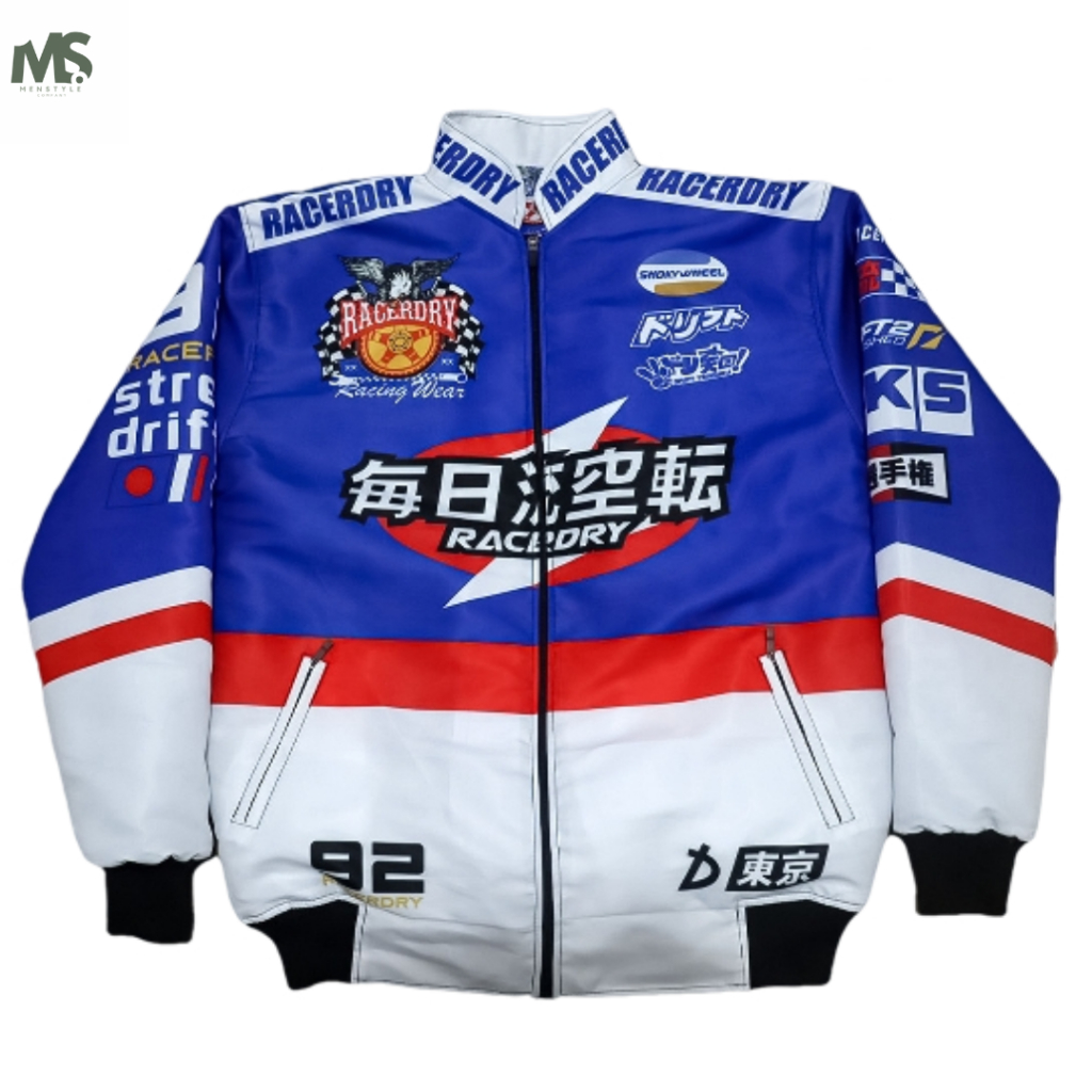 Jual Jaket Nascar Motor Pria Premium Nascar Jacket Vintage Parasut Waterproof | Shopee Indonesia