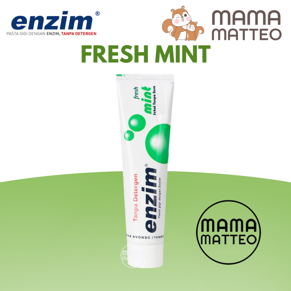 Jual ENZIM Pasta Gigi Fresh Mint 42gr 63gr 124gr 160gr / Tooth Paste ...