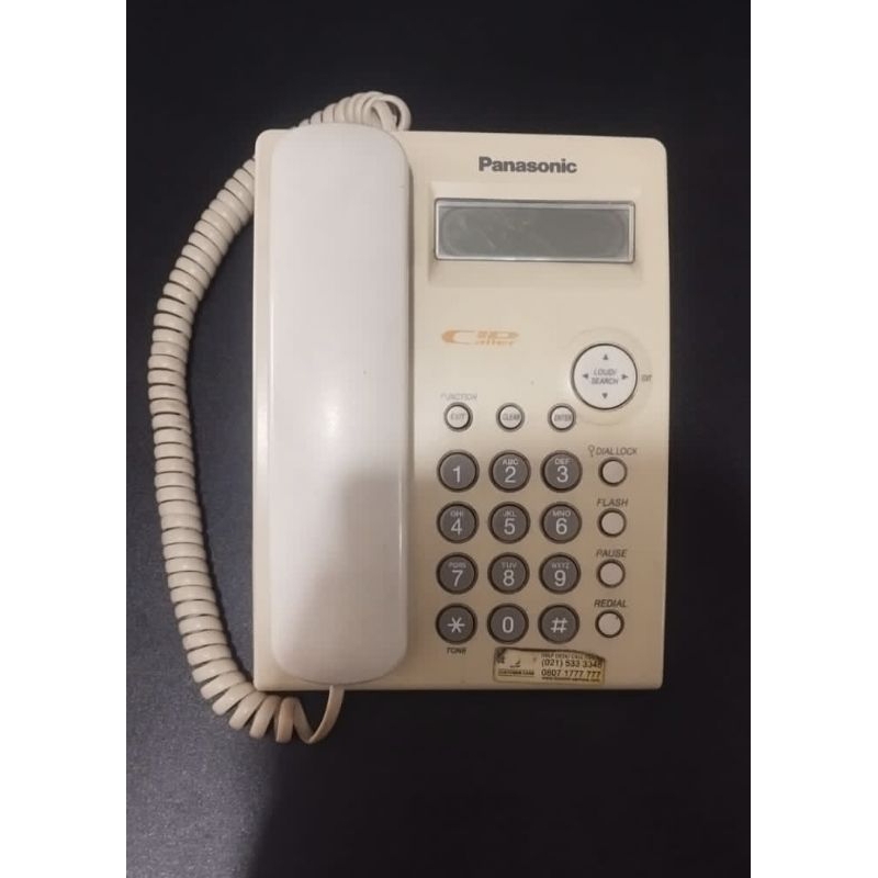 Jual telpon rumah second Panasonic Kx-tsc11mx | Shopee Indonesia