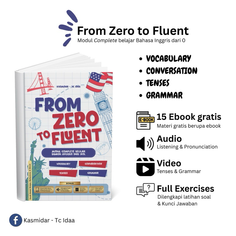 Jual From Zero to Fluent - Modul Complete Belajar Bahasa Inggris dari ...