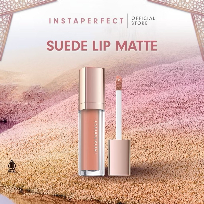 Jual Instaperfect Suede Lip Matte (MLBB Nude Lip Cream, Cover Blurry ...