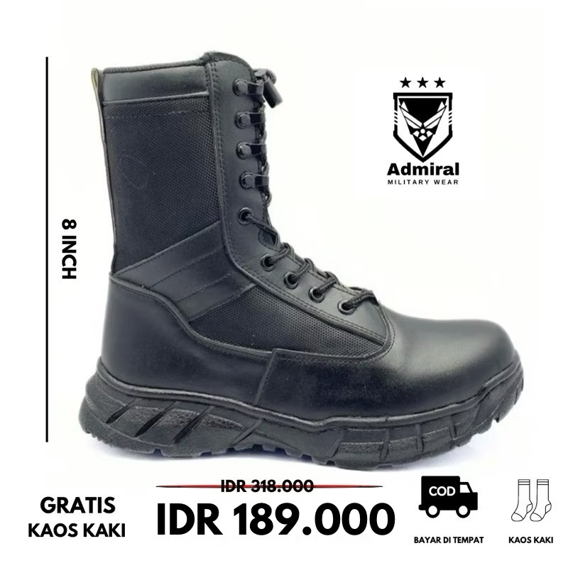 Jual Sepatu PDL Jatah Polri TNI Dishub Security Dinas Polisi | Shopee ...