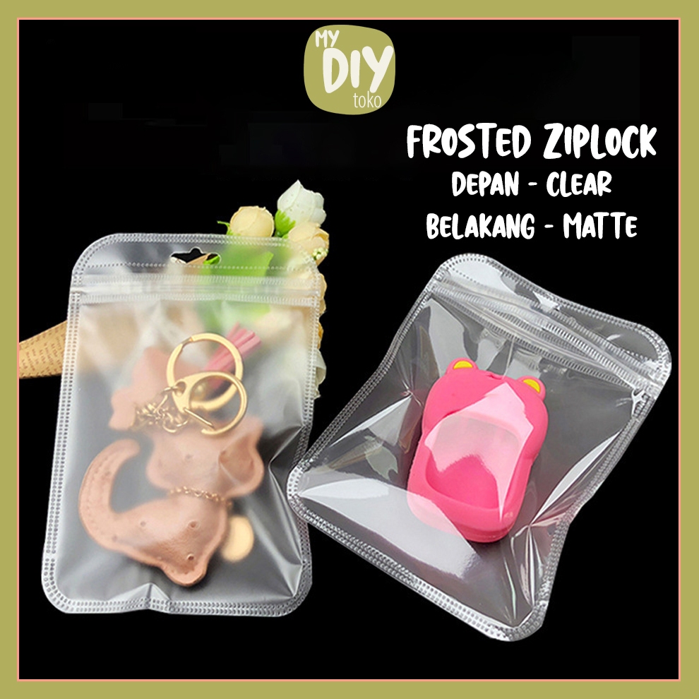 Jual 【1PCS】Plastik Sachet Klip Ziplock Clear Frosted Packaging ...