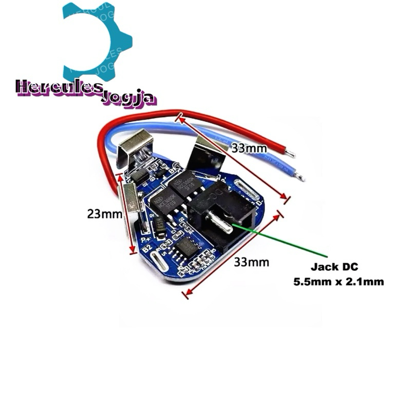 Jual 3S 12V 8A BMS Cordless Drill Lithium Battery Charger Protection ...