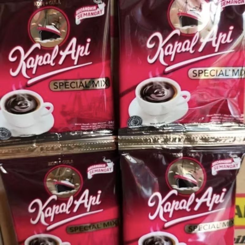 Jual (1 Renceng Isi 10Pcs) Kopi Kapal Api Special Mix 23gr | Shopee ...