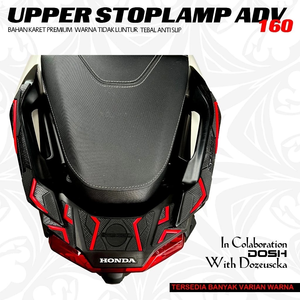 Jual Dozeuscka Upper Stoplamp ADV 160 Pelindung Behel Motor Bahan Karet ...