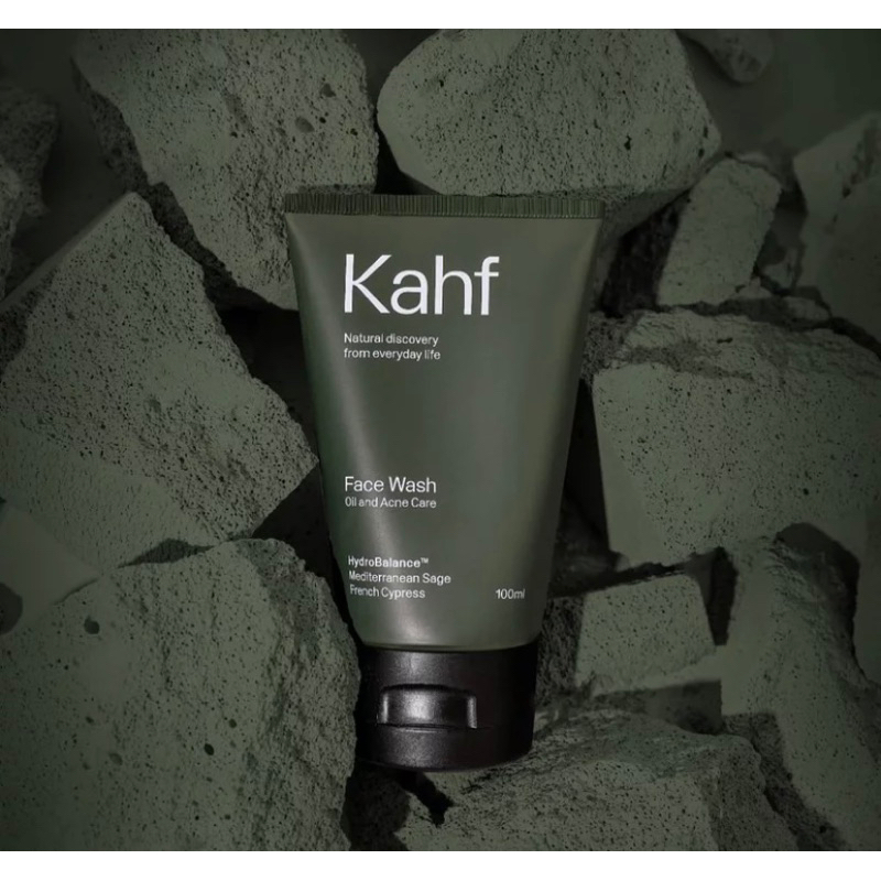 Jual kahf face wash biru,hitam,coklat,sage,army | Shopee Indonesia