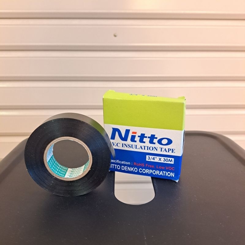 Jual Nitto PVC Insulation Tape | Isolasi Listrik Nitto | Shopee Indonesia