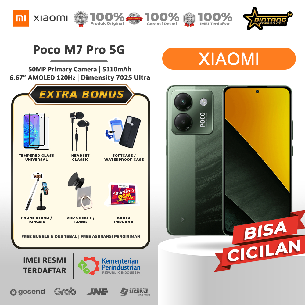 Jual Xiaomi Pocophone M7 Pro 5G NFC Poco M7 Pro 5G RAM 8/256GB Garansi ...