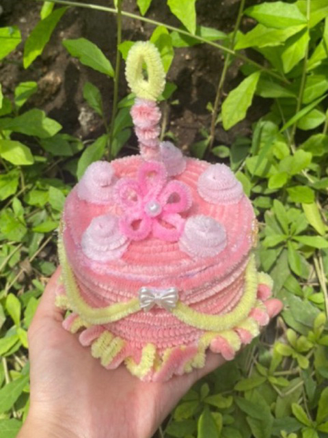 Jual Pipe cleaners birthday cake || Kue kawat bulu foto | Shopee Indonesia