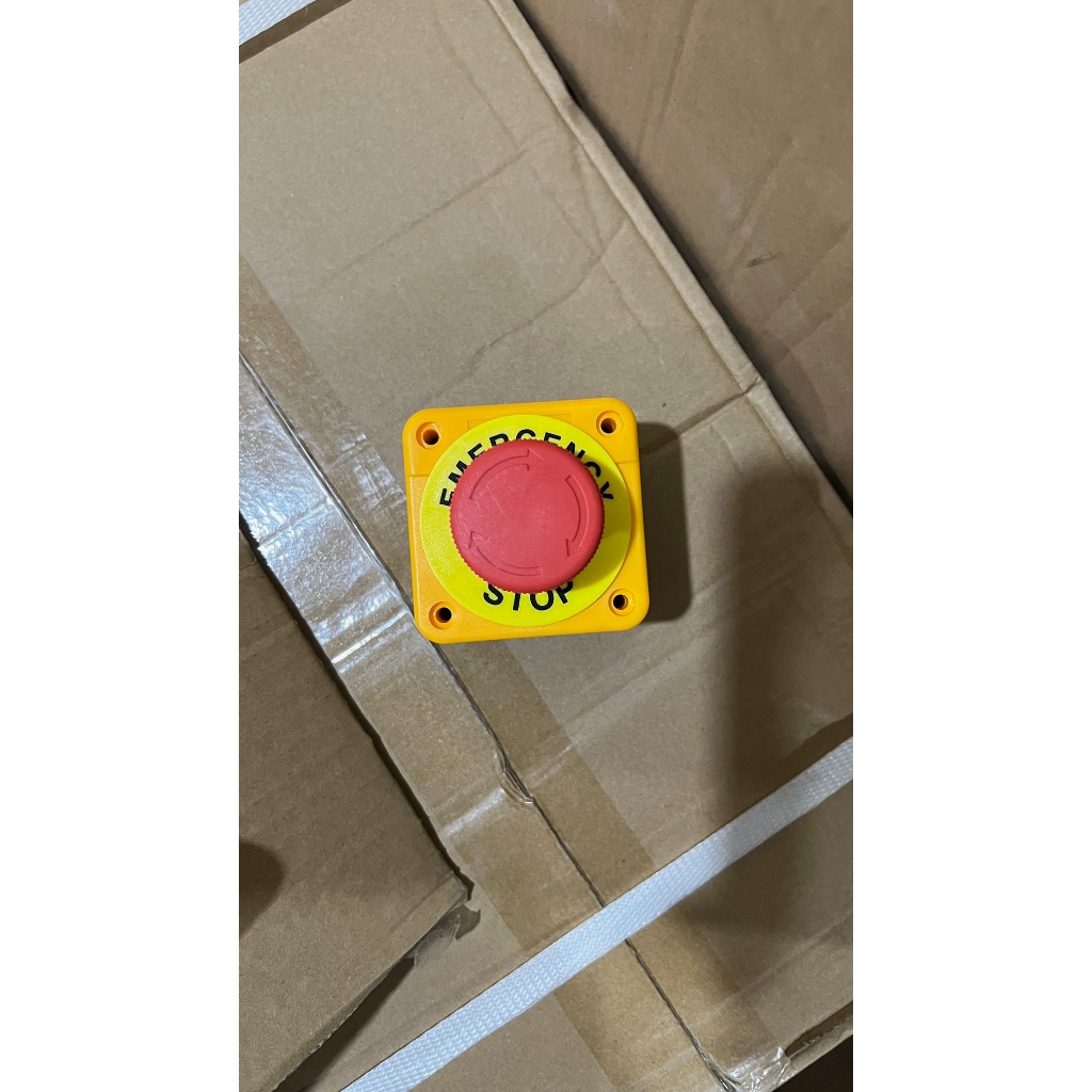 Jual Emergency push button + box kotak / emergency stop push button ...