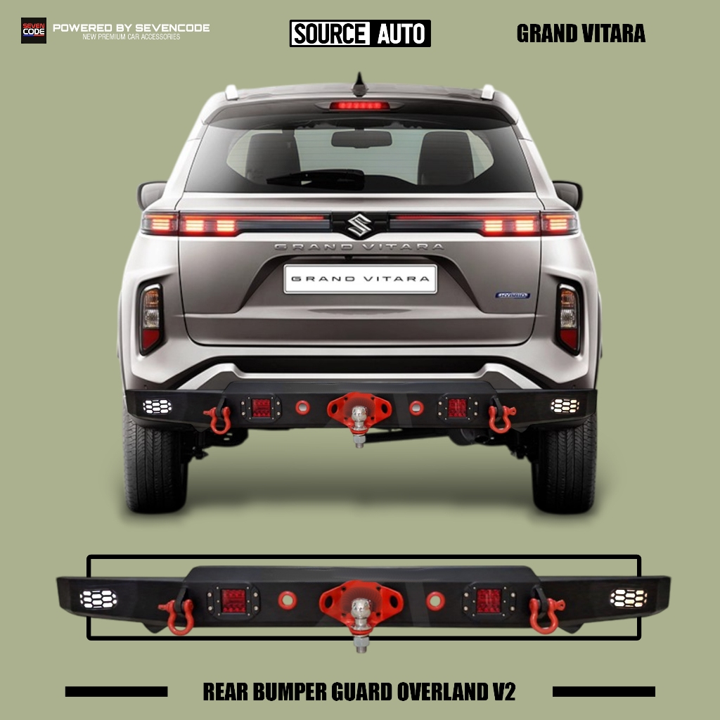 Jual REAR BUMPER GUARD TOWING OVERLAND V2 SEVENCODE - SUZUKI GRAND ...