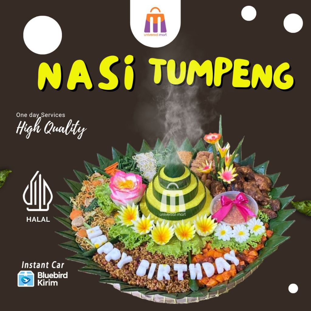 Jual Nasi kuning/nasi tumpeng /nasi liwet menu daging | Shopee Indonesia