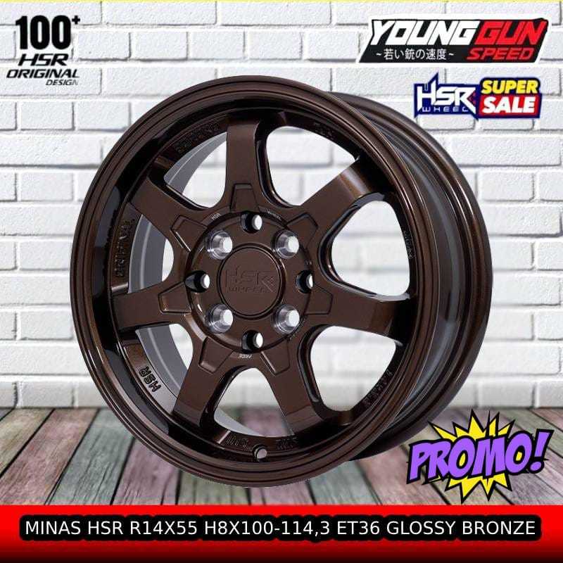 Jual Velg Mobil Racing Ring 14 Type Boroko Tjh Pcd 4X100-114.3 Untuk Brio Agya Vios City Baleno ...