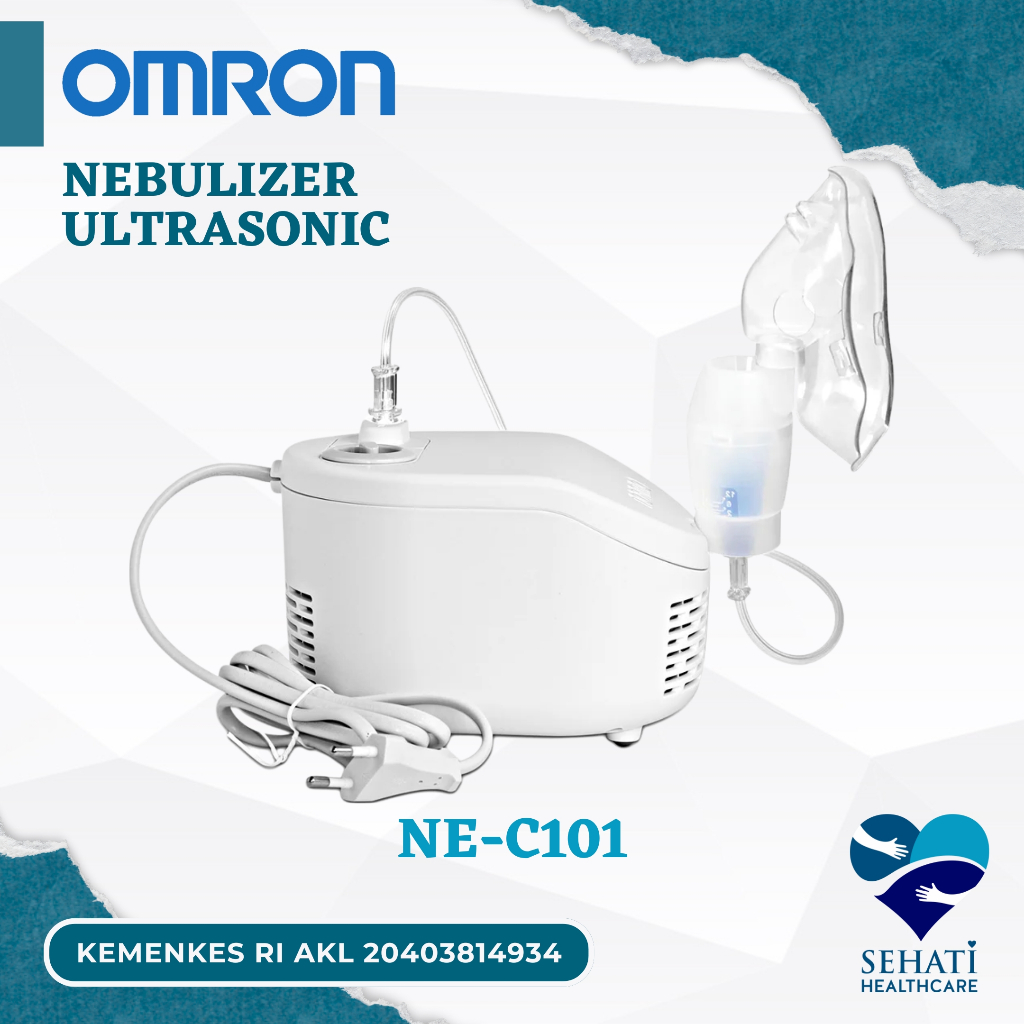 Jual Omron NE-C101 Compressor Nebulizer Alat Uap Terapi Asma NEC101 NEC ...