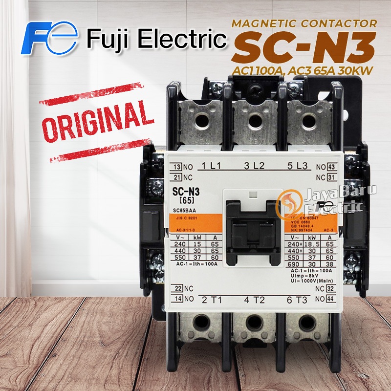 Jual FUJI Kontaktor / Contactor SC-N3 SCN3 110V 220V 380V AC Coil | Shopee Indonesia