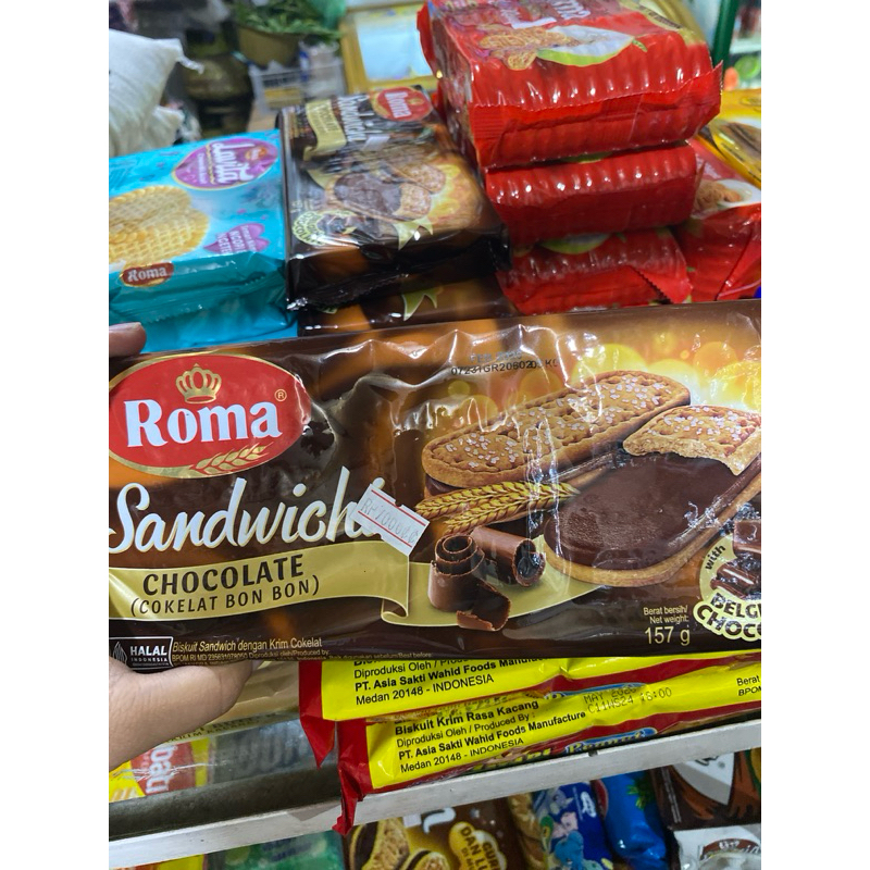 Jual roma sandwich coklat | Shopee Indonesia