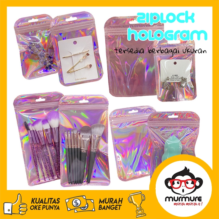 Jual PLASTIK ZIPLOCK HOLOGRAM PLASTIK KLIP ZIPLOCK PLASTIK OPP ...
