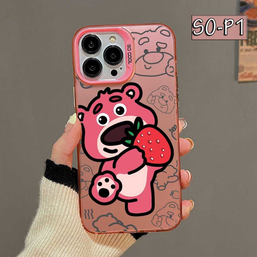 Jual Case Imd Hologram Pink BEAR CUTE SO-PINK for Casing hp Poco F7 5G Poco M7 Pro 5G Poco F7 ...