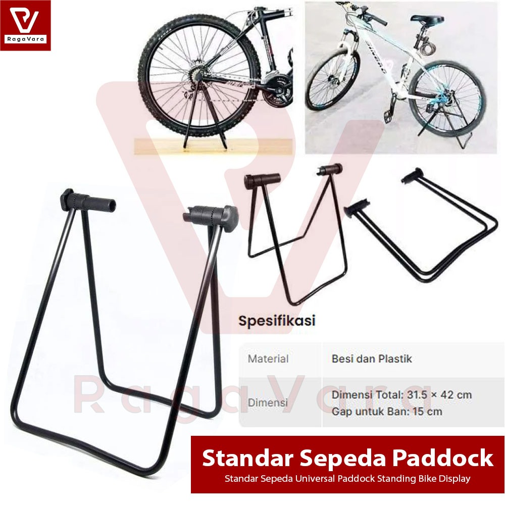Jual Standar Sepeda Universal Paddock Standing Bike Display | Shopee ...