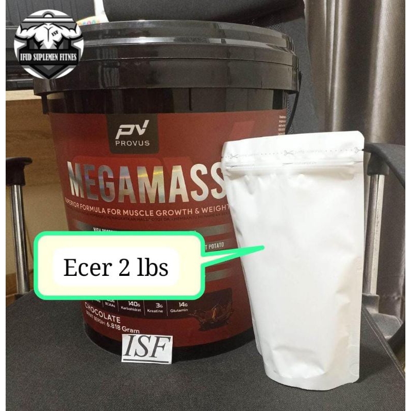 Jual Provus Mega Mass Ecer 2 lbs Repack 900 Gram Mega Mass Gainer ...
