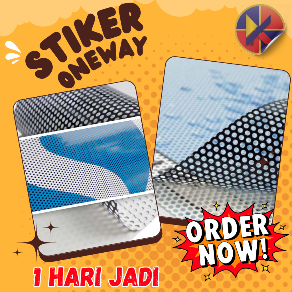 Jual CETAK STIKER ONEWAY VISION UNTUK KACA | Shopee Indonesia