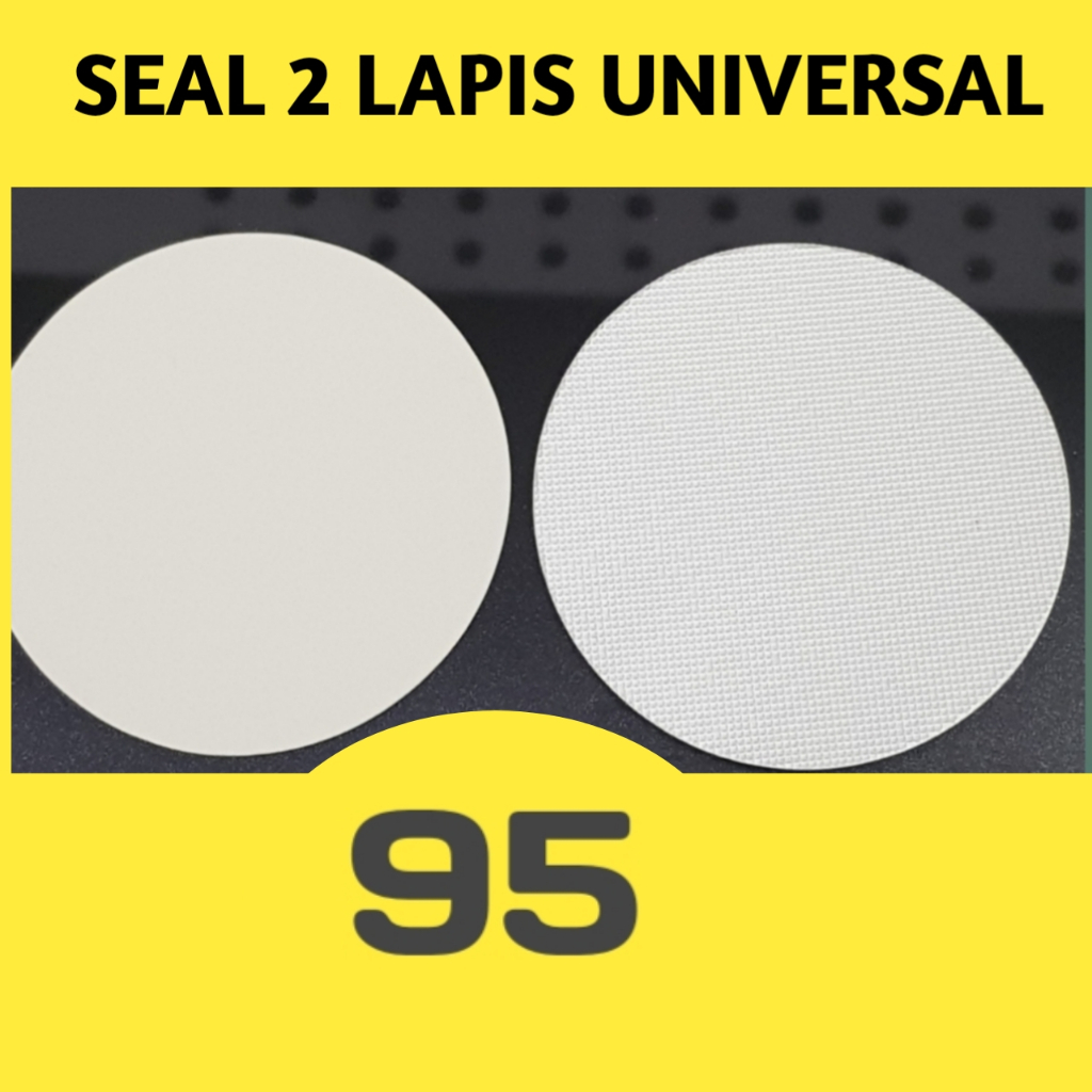 Jual 95MM SEGEL BOTOL 2 LAPIS / SEGEL UNIVERSAL ALUMINIUM / SEAL BOTOL ...