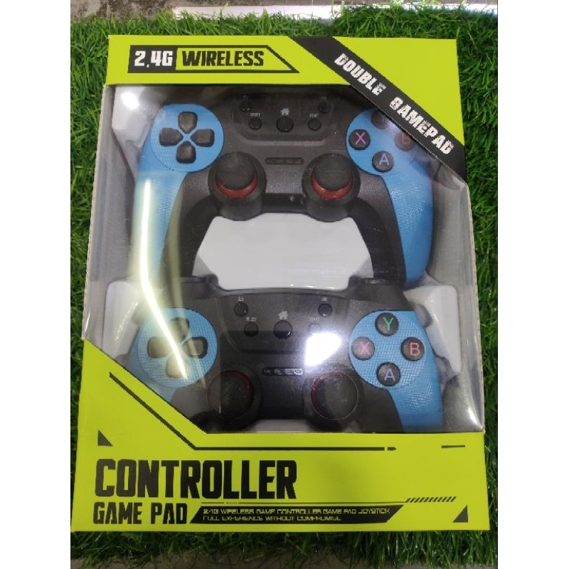 Jual GAMEPAD SINGLE / DOUBLE WIRELESS PC PS3 HP TV ANDROID JOYSTICK ...
