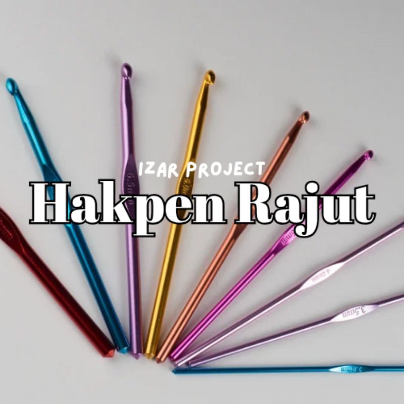 Jual WAJIB COMBO HEMAT - Hakpen Rajut Tanpa Karet Hook Rajut Besi Warna ...